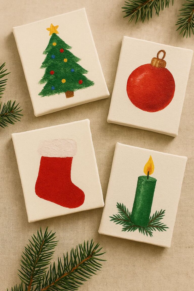 8 Christmas Painting Ideas You Can Try | I Paint You Sip