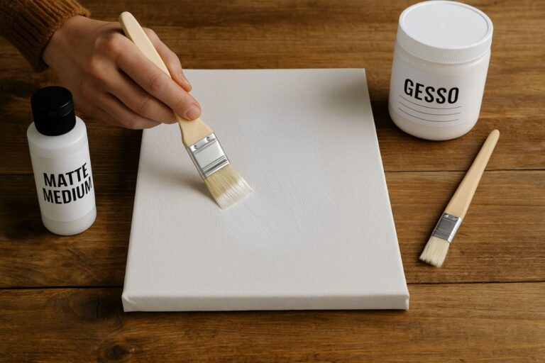 Matte Medium vs Gesso: Which Should You Use to Prime Canvases? | I ...