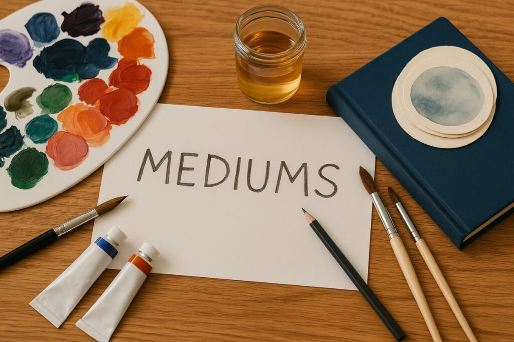 Mediums: One Word, Two Meanings in the Art World | I Paint You Sip
