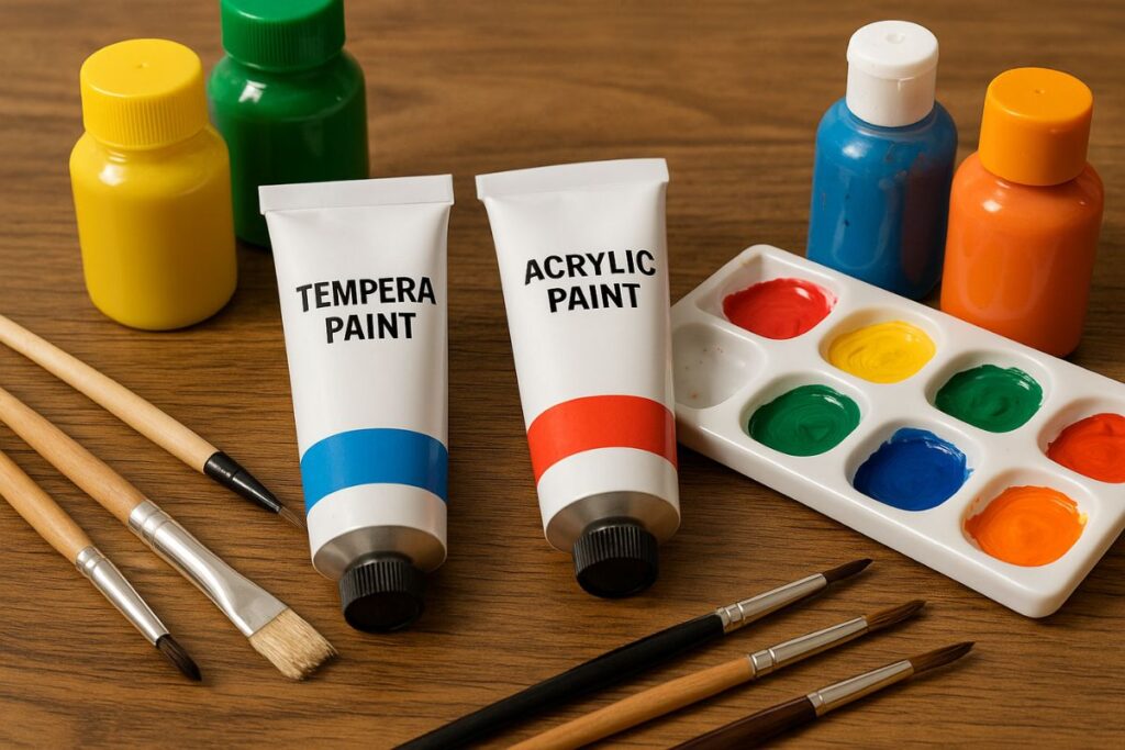 Tempera Paint vs Acrylic Paint: How Do They Compare? | I Paint You Sip