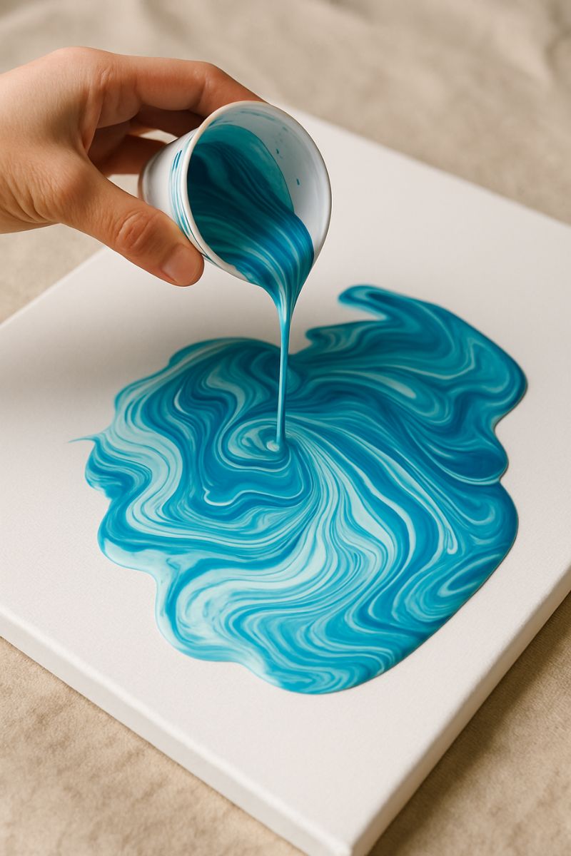 3 Must-Try Acrylic Paint Pour Techniques and How to Avoid the Muddy ...