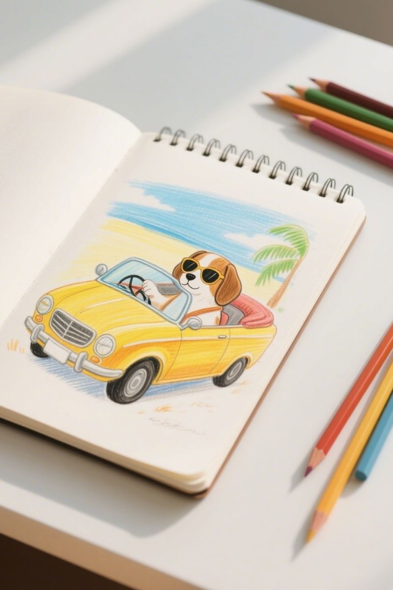20 Summer Drawing Ideas That Feel Like Sunshine on a Sketchbook Page ...