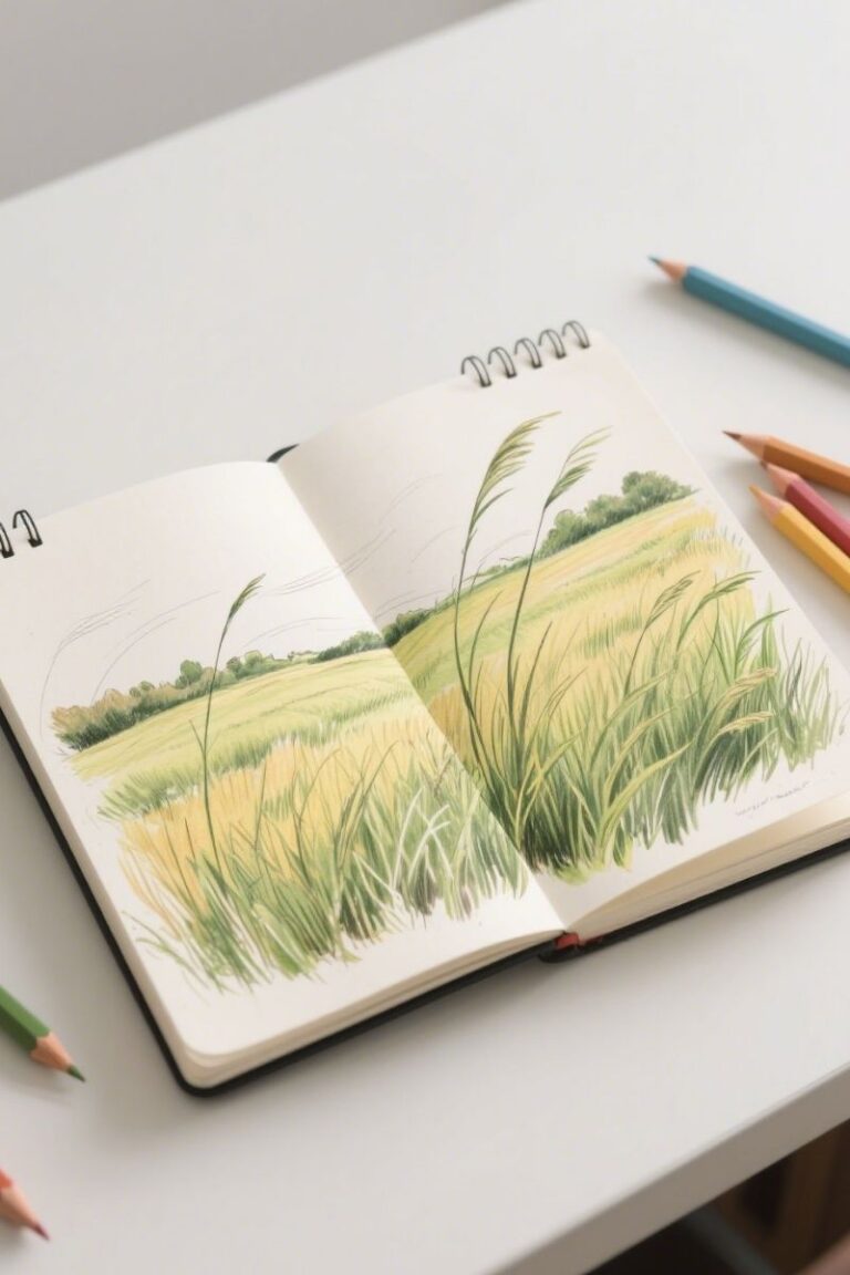 20 Landscape Drawing Ideas That Capture Mood, Depth, and Natural Beauty ...