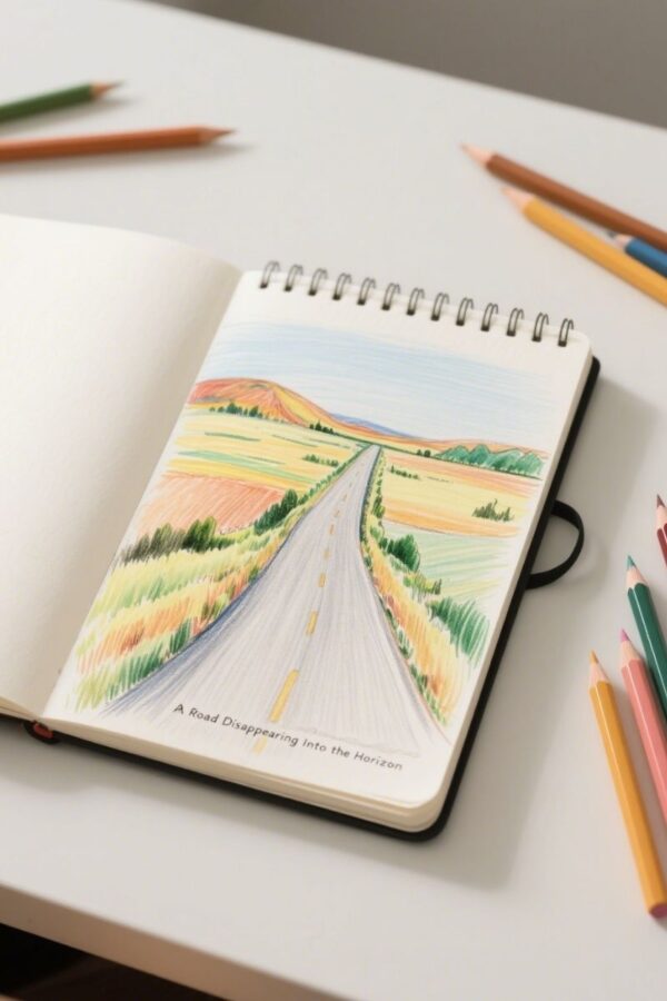 20 Landscape Drawing Ideas That Capture Mood, Depth, and Natural Beauty ...