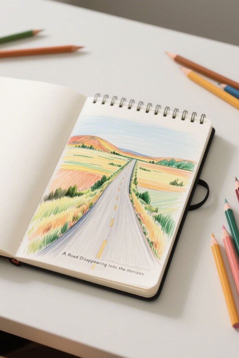 20 Landscape Drawing Ideas That Capture Mood, Depth, and Natural Beauty ...