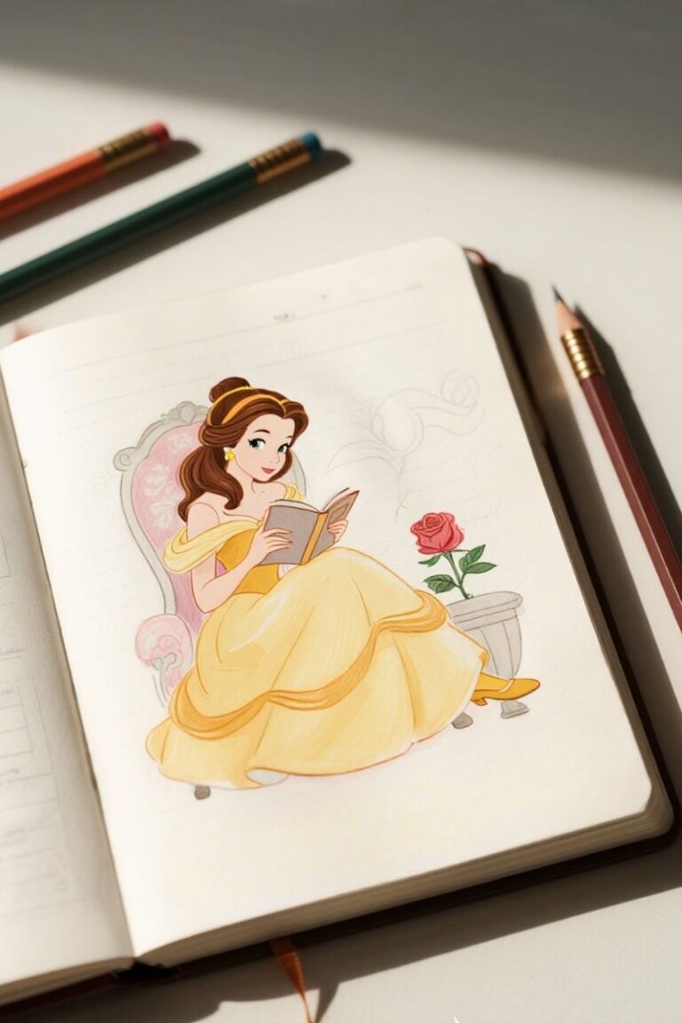 22 Disney Drawing Ideas That Bring Iconic Magic to Your Sketchbook | I ...
