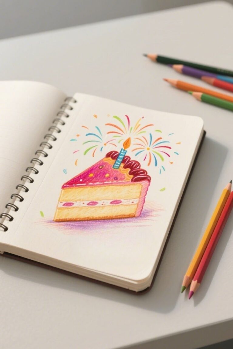22 Birthday Drawing Ideas That Spark Joy, Color, and Celebration | I ...