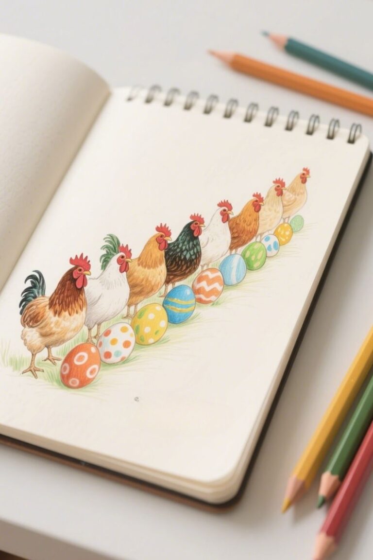 18 Easter Drawing Ideas That Celebrate Spring, Joy, and Whimsy | I ...