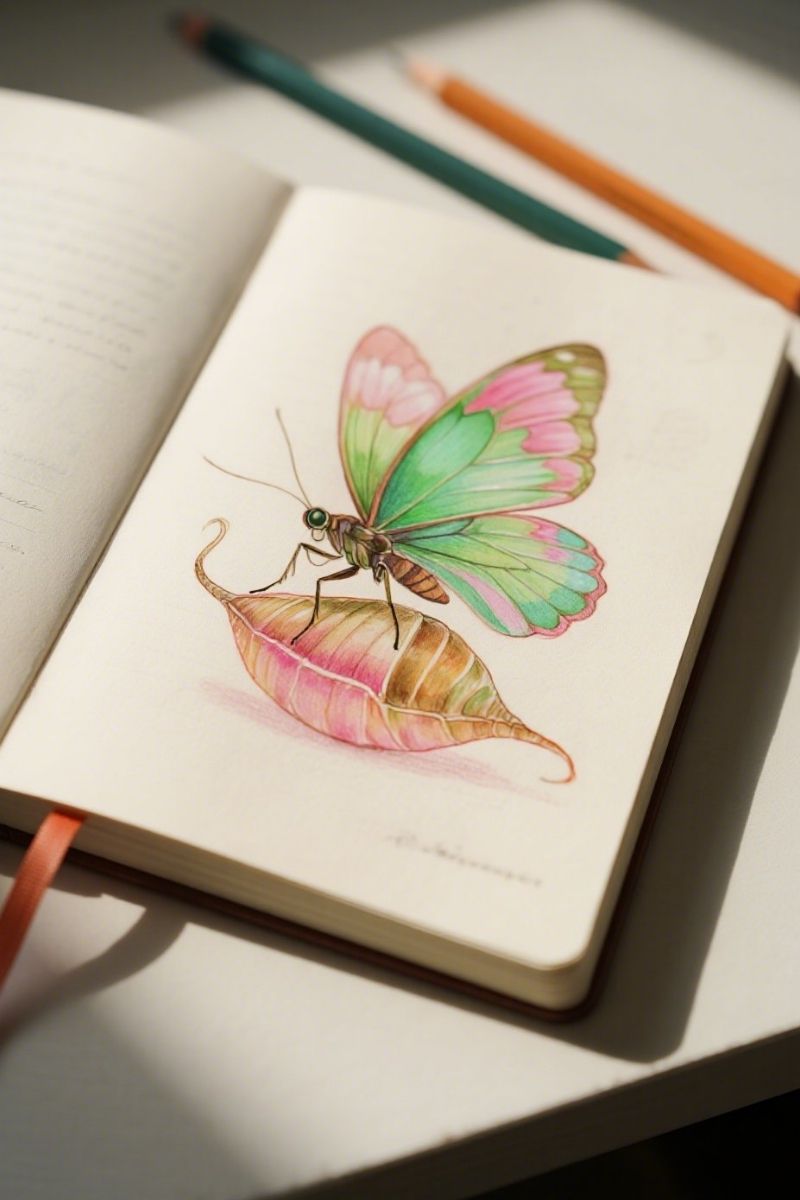 15 Butterfly Drawing Ideas That Add Grace and Color to Every Sketchbook ...