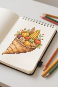 20 Thanksgiving Drawing Ideas That Celebrate Gratitude, Comfort, and ...