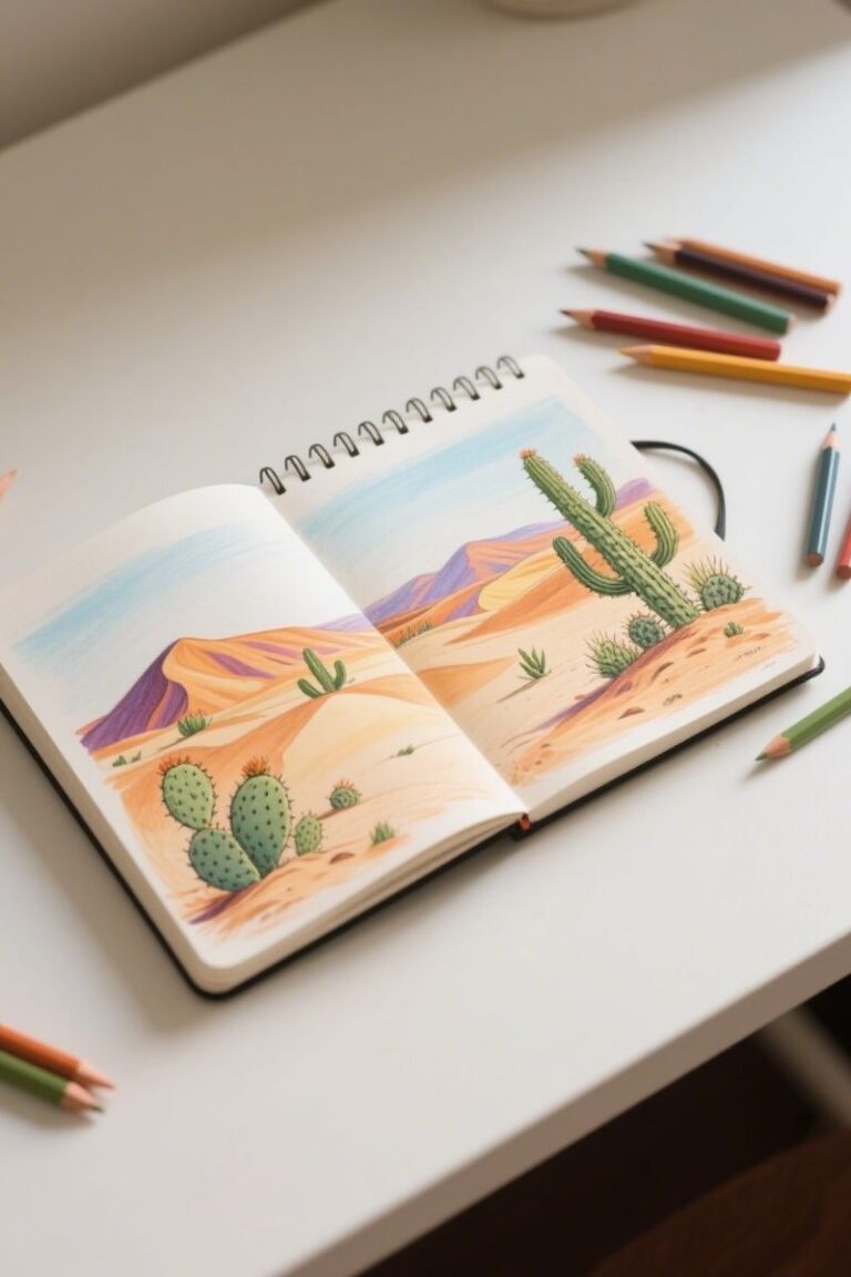 20 Landscape Drawing Ideas That Capture Mood, Depth, and Natural Beauty ...