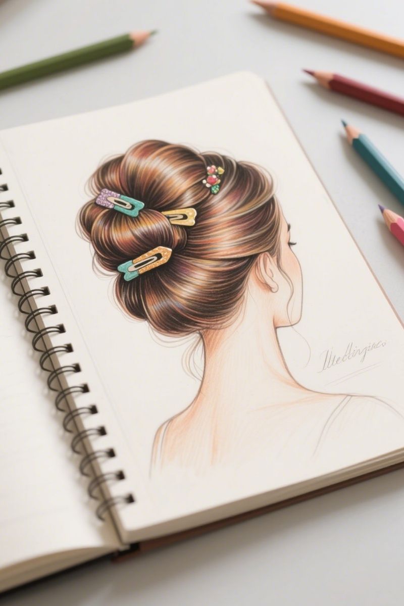 21 Hair Drawing Ideas That Add Flow, Drama, and Personality to Every ...