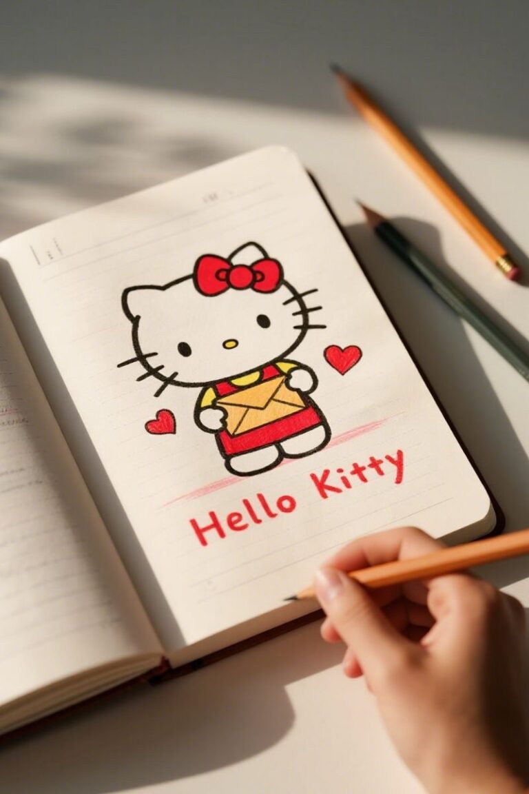 20 Hello Kitty Drawing Ideas That Are Sweet, Stylish, and Totally ...