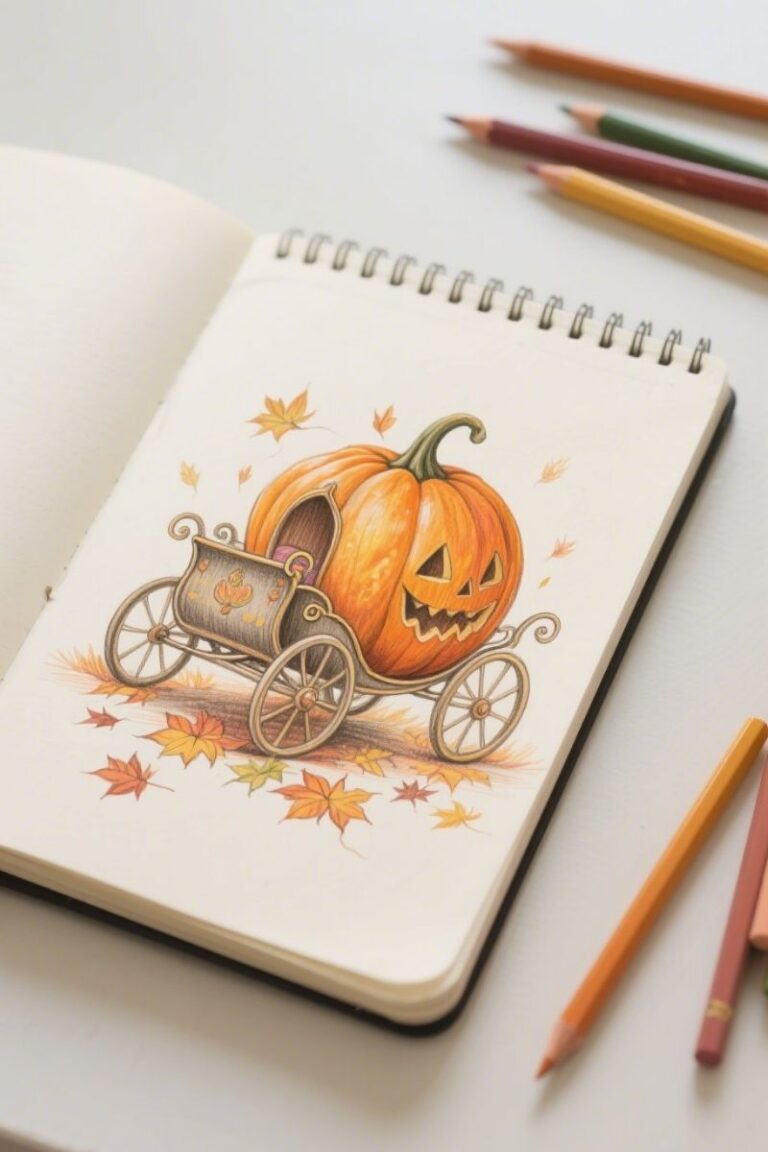 19 Fall Drawing Ideas That Capture the Cozy, Colorful Magic of Autumn ...