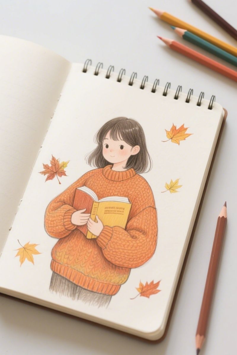 19 Fall Drawing Ideas That Capture the Cozy, Colorful Magic of Autumn ...