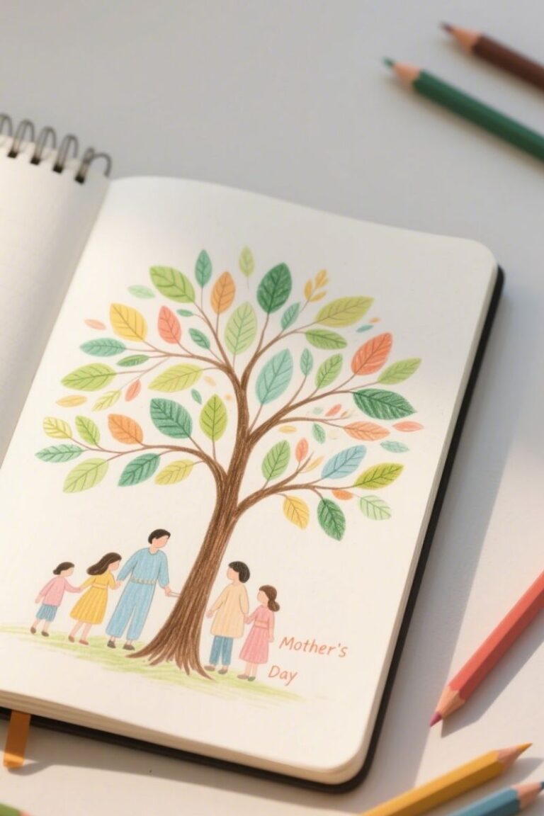 19 Mother's Day Drawing Ideas That Are Thoughtful, Personal, and Full ...