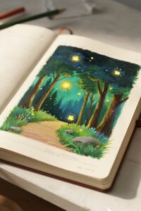 16 Background Drawing Ideas That Bring Your Art to Life | I Paint You Sip