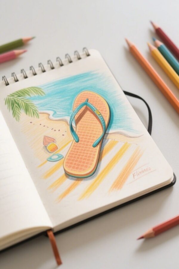 20 Summer Drawing Ideas That Feel Like Sunshine on a Sketchbook Page ...