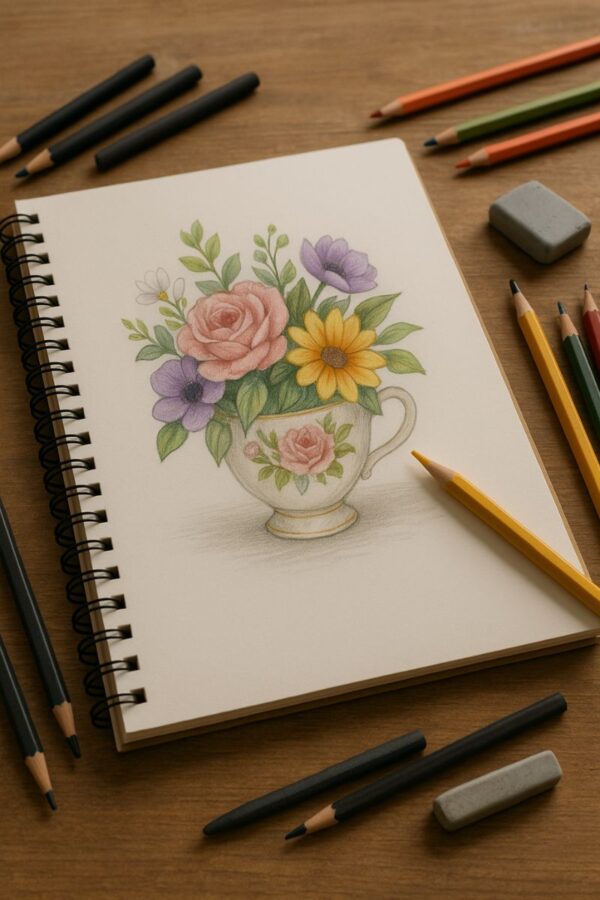 17 Inspiring Flower Drawing Ideas to Spark Your Creativity | I Paint ...