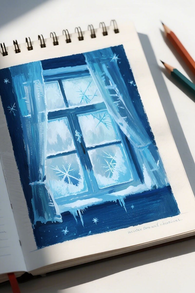 20 Winter Drawing Ideas That Capture Chill, Charm, and Seasonal Magic ...