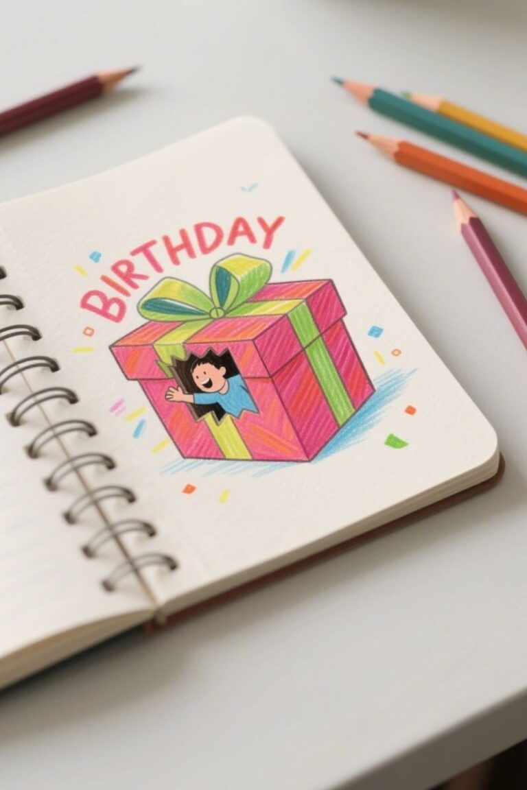 22 Birthday Drawing Ideas That Spark Joy, Color, and Celebration | I ...