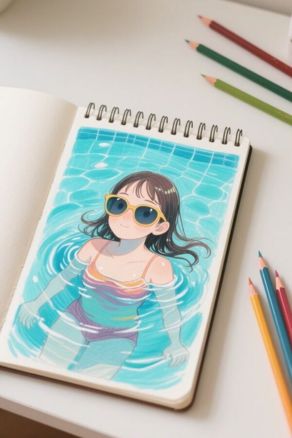 20 Summer Drawing Ideas That Feel Like Sunshine on a Sketchbook Page ...