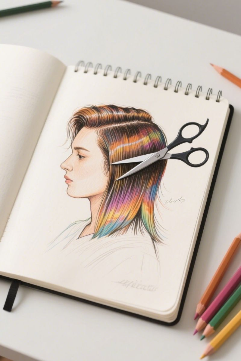 21 Hair Drawing Ideas That Add Flow, Drama, and Personality to Every ...