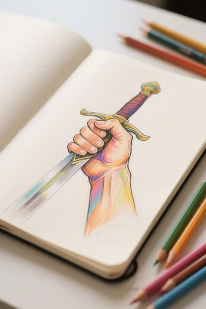 20 Hand Drawing Ideas That Go Beyond Basic Poses | I Paint You Sip