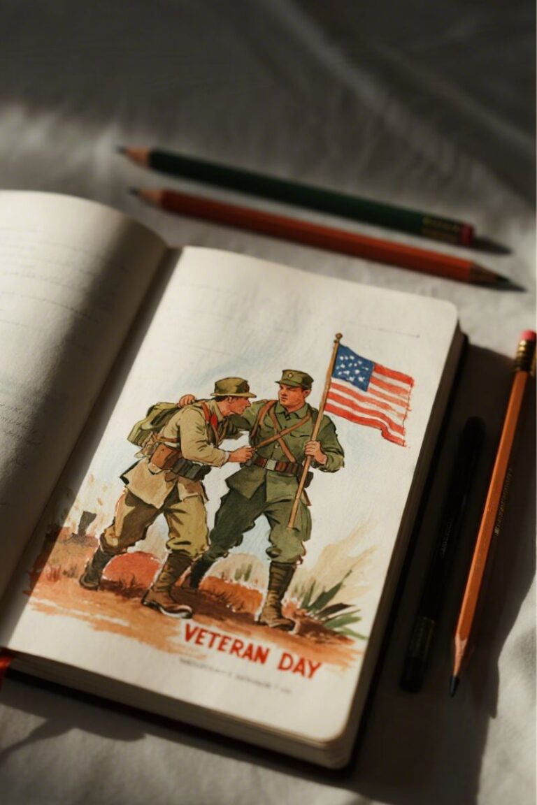 17 Veterans Day Drawing Ideas That Honor Courage, Sacrifice, and ...