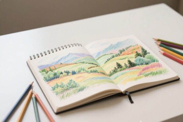 20 Landscape Drawing Ideas That Capture Mood, Depth, and Natural Beauty ...