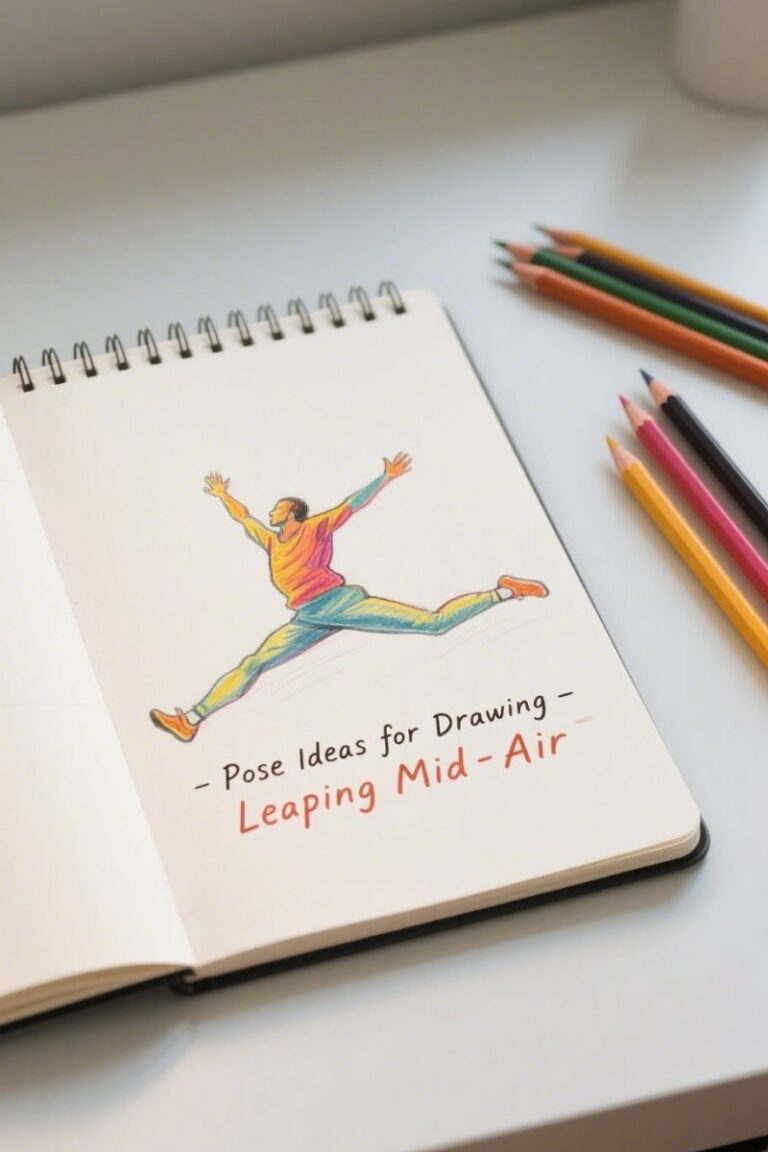 20 Pose Ideas for Drawing That Add Life, Movement, and Emotion to Your ...