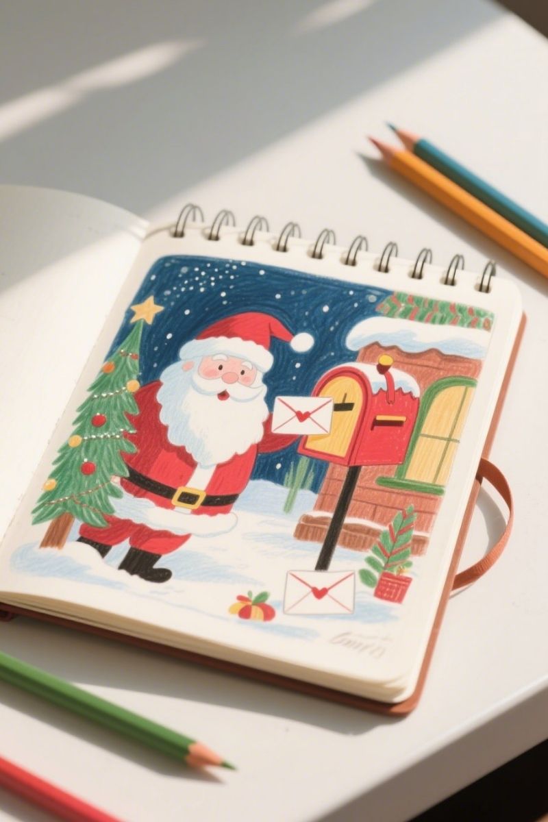 20 Christmas Card Drawing Ideas That Are Sweet, Whimsical, and Ready to ...