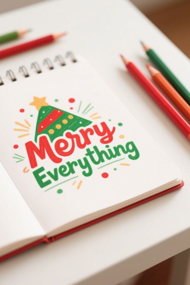 20 Christmas Card Drawing Ideas That Are Sweet, Whimsical, and Ready to ...