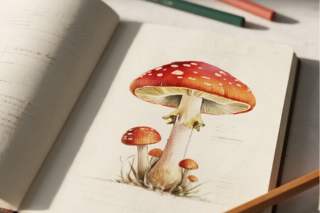 20 Mushroom Drawing Ideas That Feel Magical, Whimsical, and Wonderfully ...