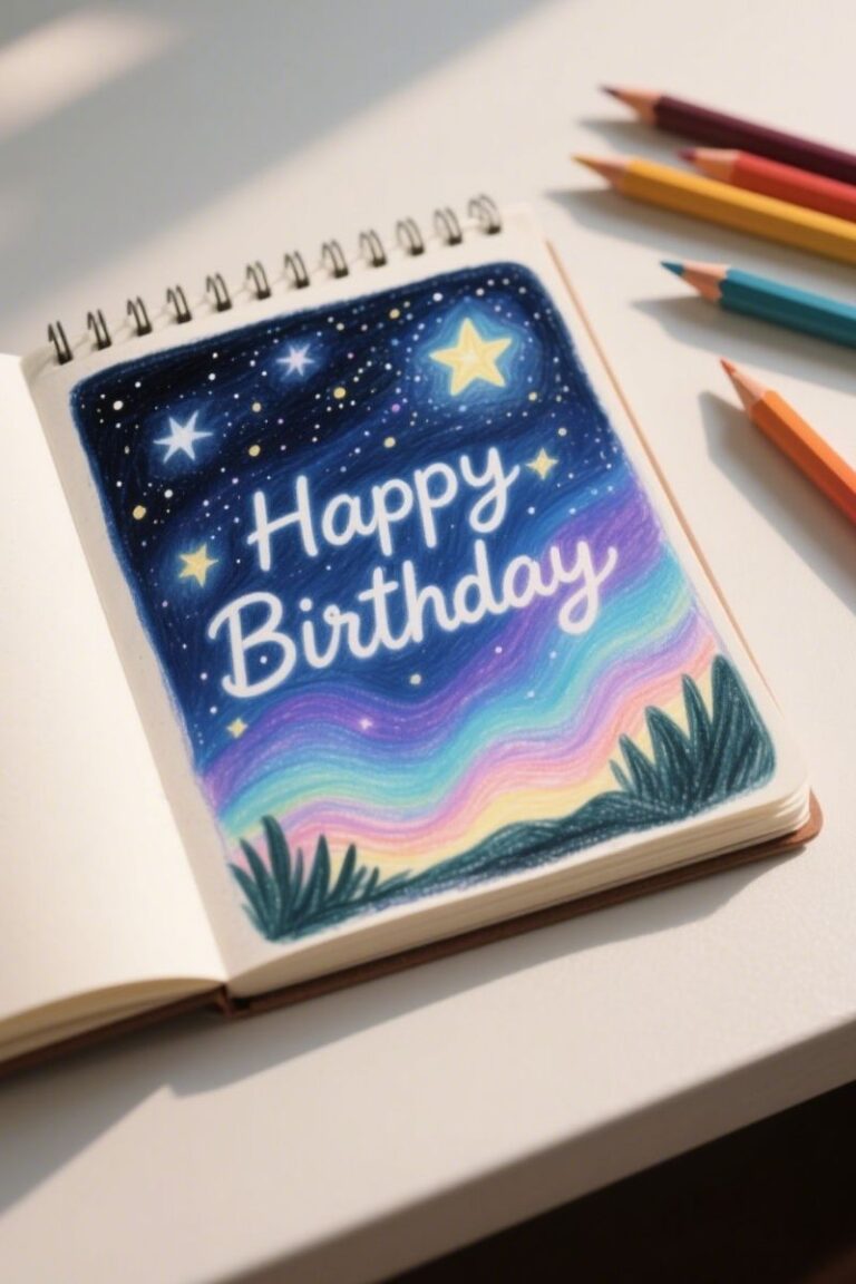 22 Birthday Drawing Ideas That Spark Joy, Color, and Celebration | I ...