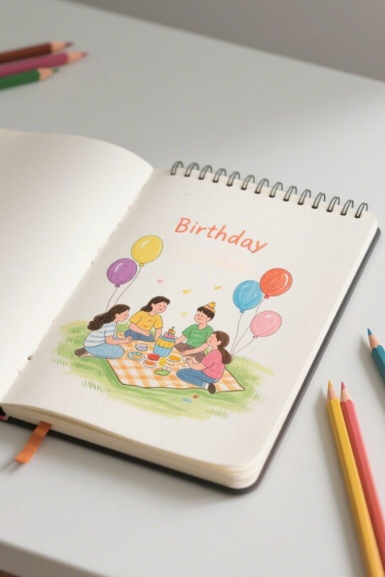 22 Birthday Drawing Ideas That Spark Joy, Color, and Celebration | I ...