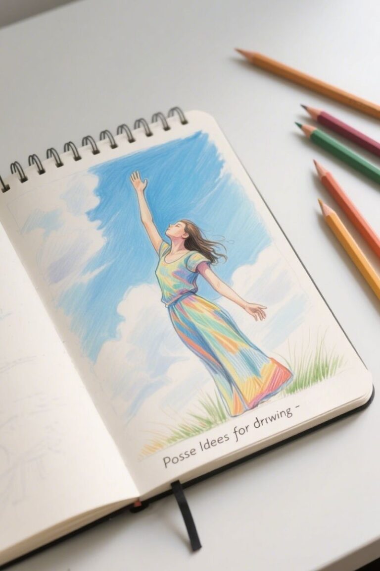 20 Pose Ideas for Drawing That Add Life, Movement, and Emotion to Your ...