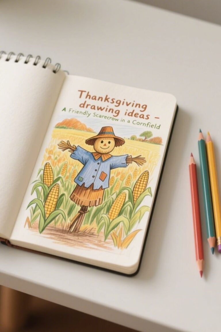 20 Thanksgiving Drawing Ideas That Celebrate Gratitude, Comfort, and ...