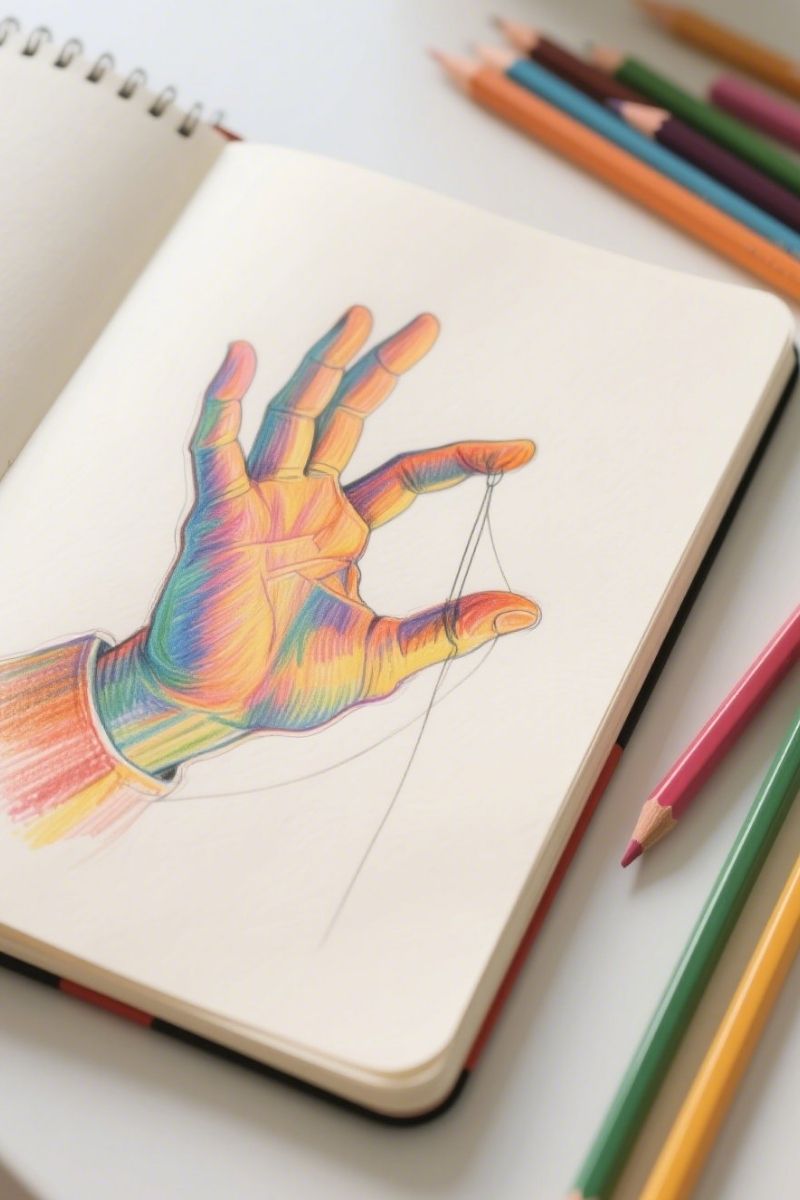 20 Hand Drawing Ideas That Go Beyond Basic Poses | I Paint You Sip