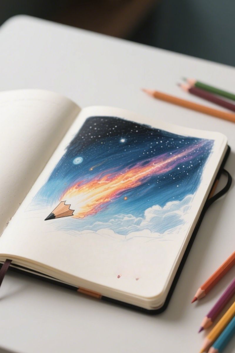 17 Space Drawing Ideas That Are Out of This World | I Paint You Sip