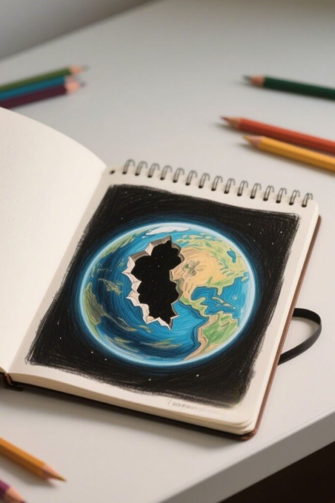 17 Space Drawing Ideas That Are Out of This World | I Paint You Sip