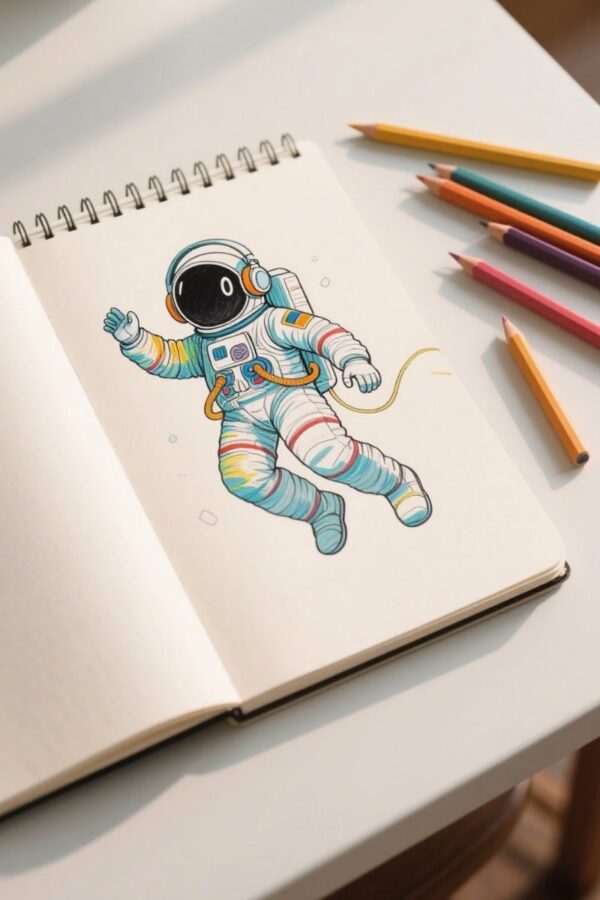 17 Space Drawing Ideas That Are Out of This World | I Paint You Sip