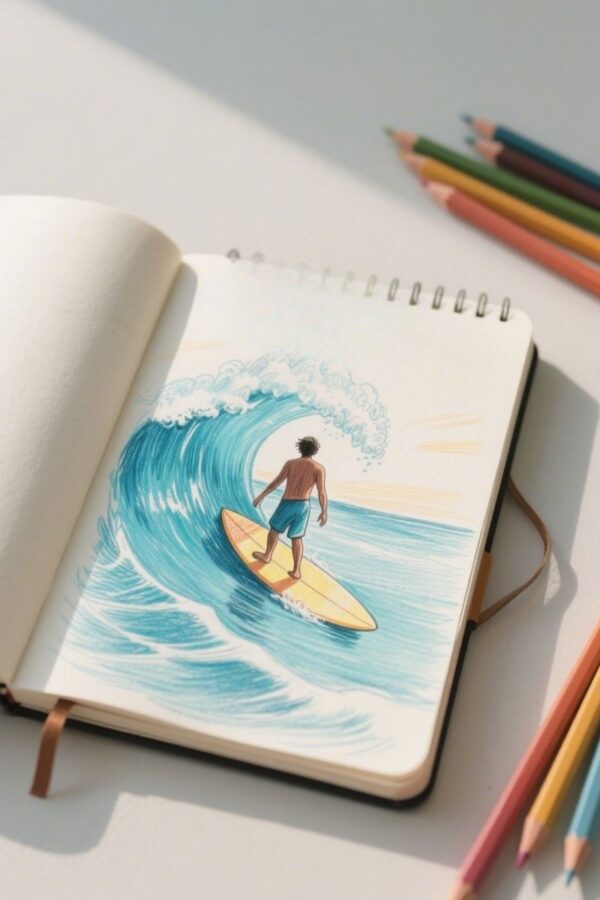 20 Summer Drawing Ideas That Feel Like Sunshine on a Sketchbook Page ...