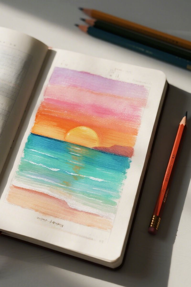 23 Beach Drawing Ideas That Bring Sun, Sand, and Sea to Your Sketchbook ...
