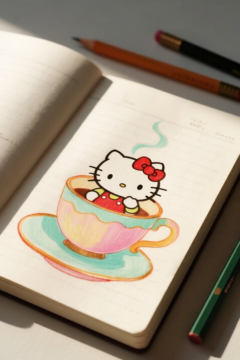 20 Hello Kitty Drawing Ideas That Are Sweet, Stylish, and Totally ...