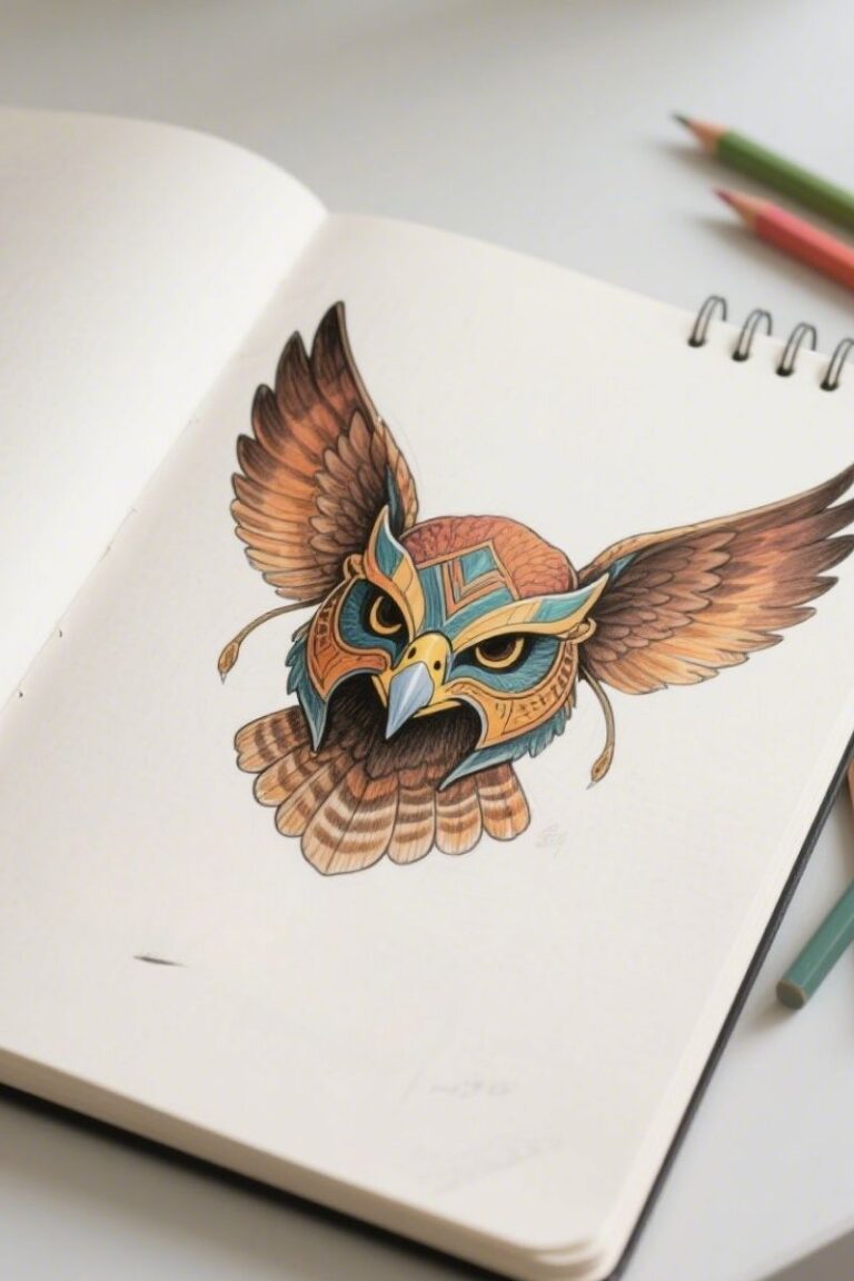 15 Powerful Therian Mask Drawing Ideas to Express Your Inner Animal | I ...