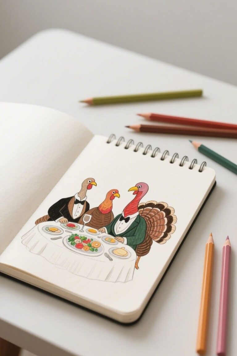 20 Thanksgiving Drawing Ideas That Celebrate Gratitude, Comfort, and ...