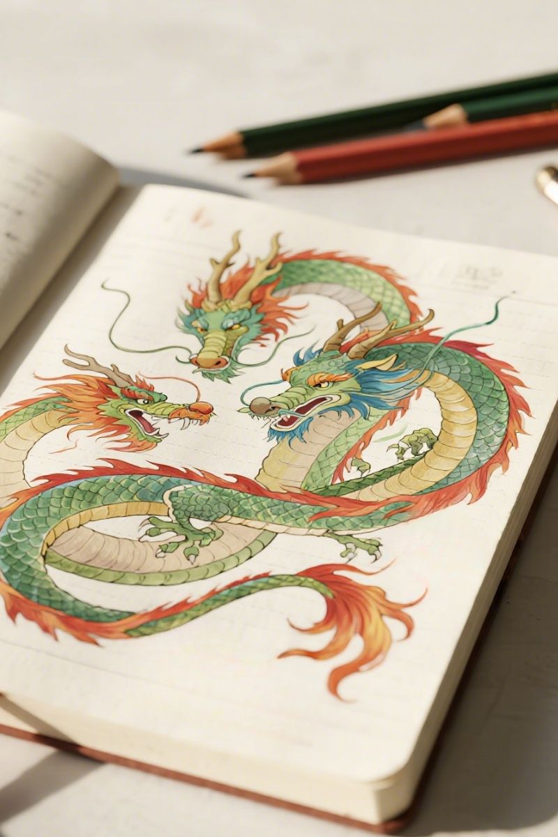 17 Dragon Drawing Ideas That Ignite Fantasy, Power, and Pure ...