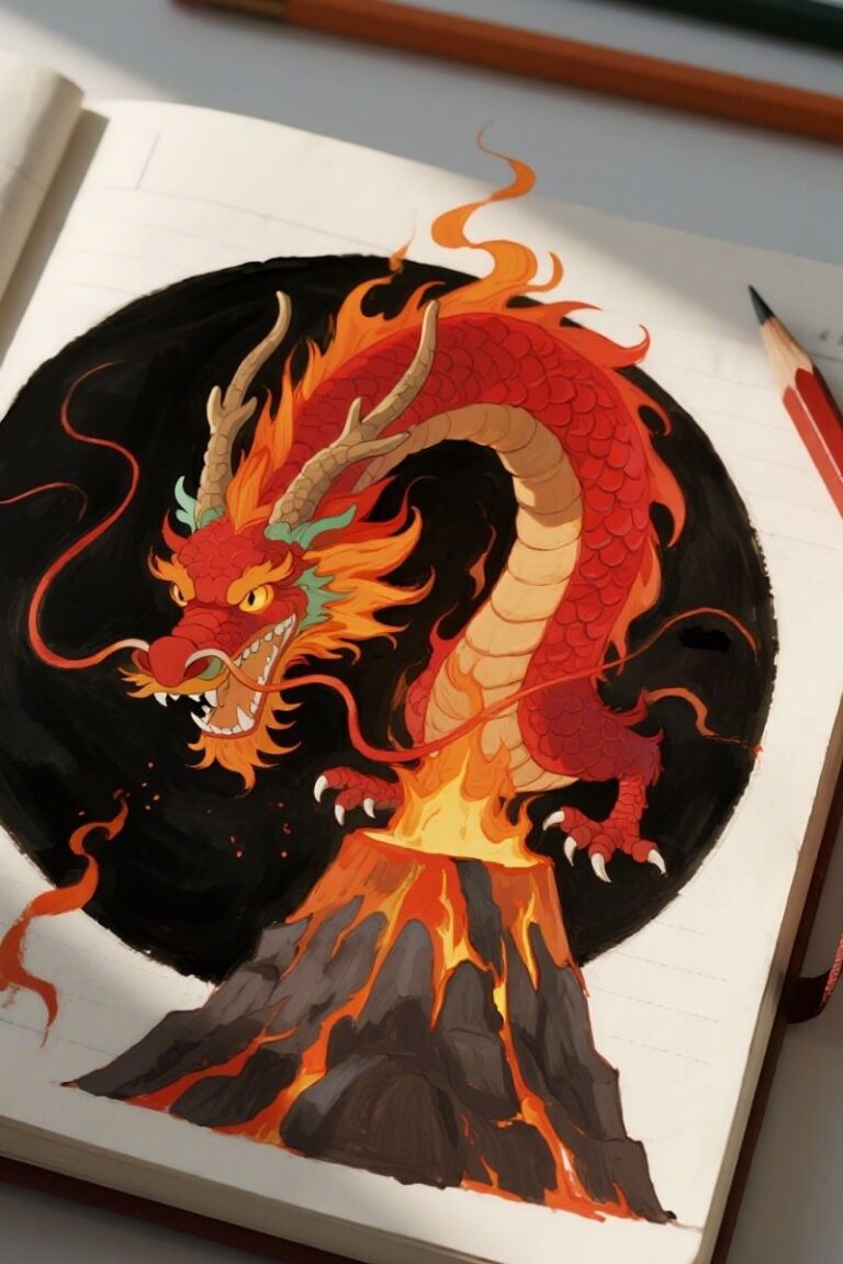 17 Dragon Drawing Ideas That Ignite Fantasy, Power, and Pure ...
