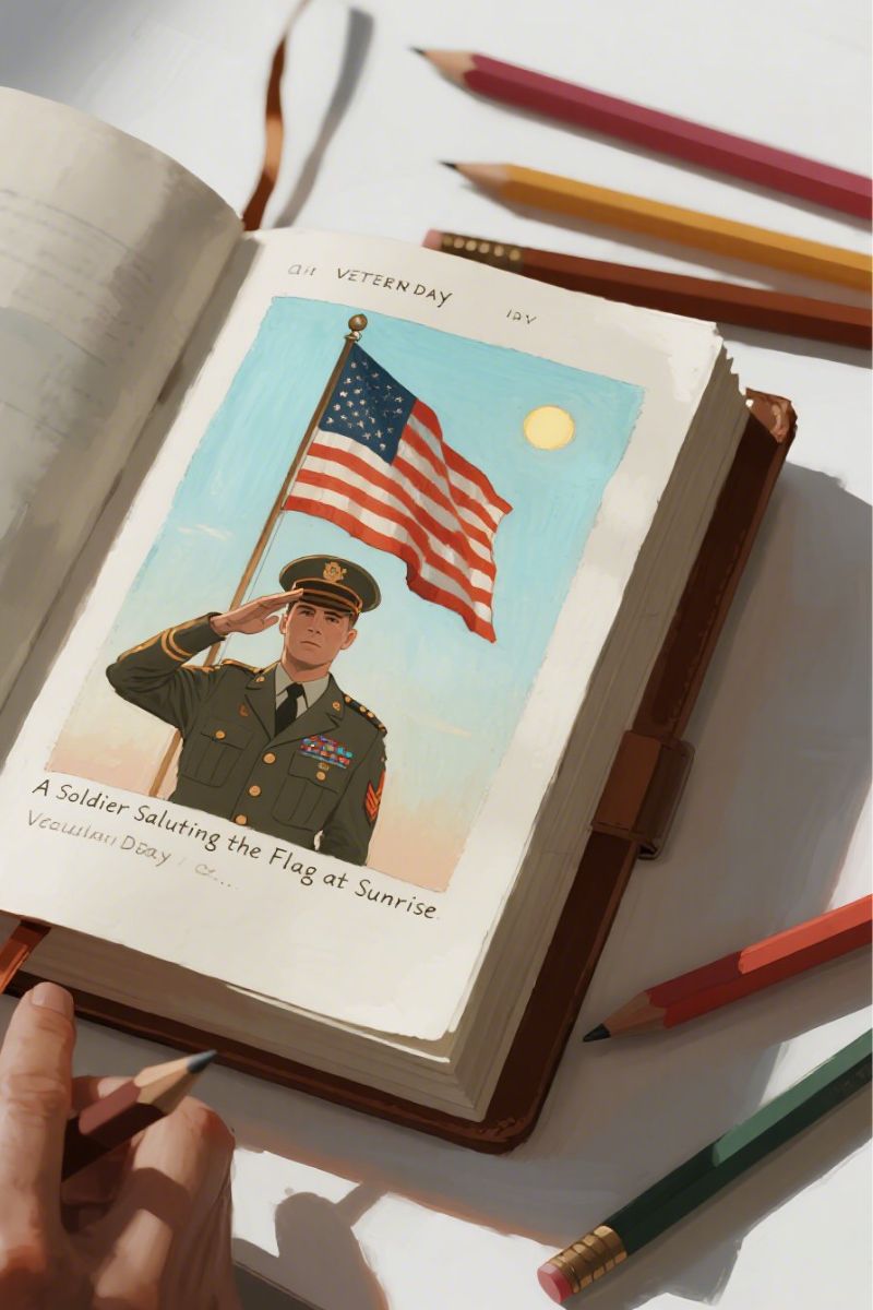 17 Veterans Day Drawing Ideas That Honor Courage, Sacrifice, and ...